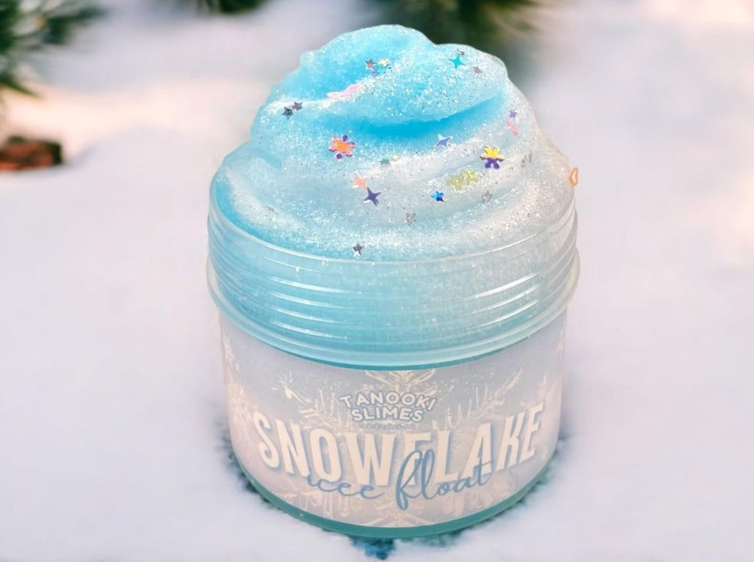 Snowflake Icee Float Slime – tanookislimes